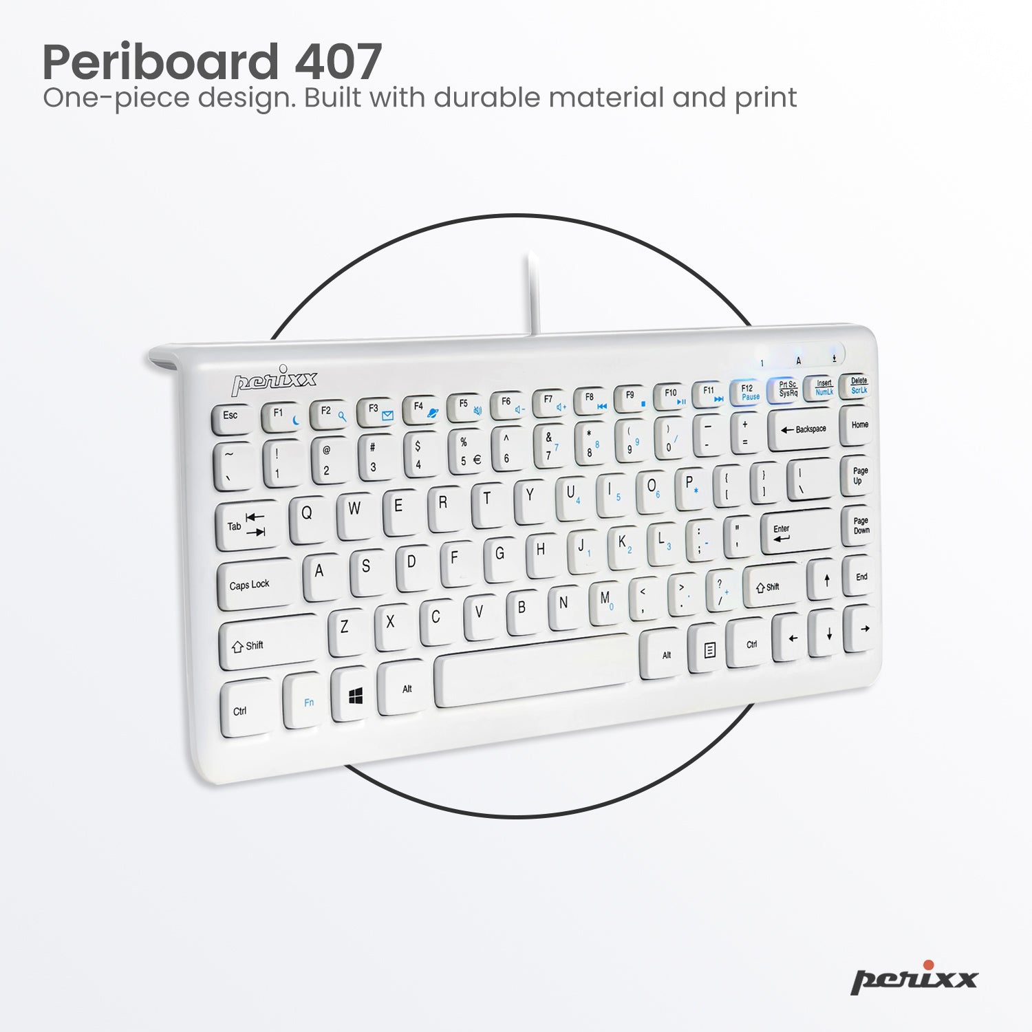PERIBOARD-407W 有線ミニキーボード 英語配列 – Perixx Japan